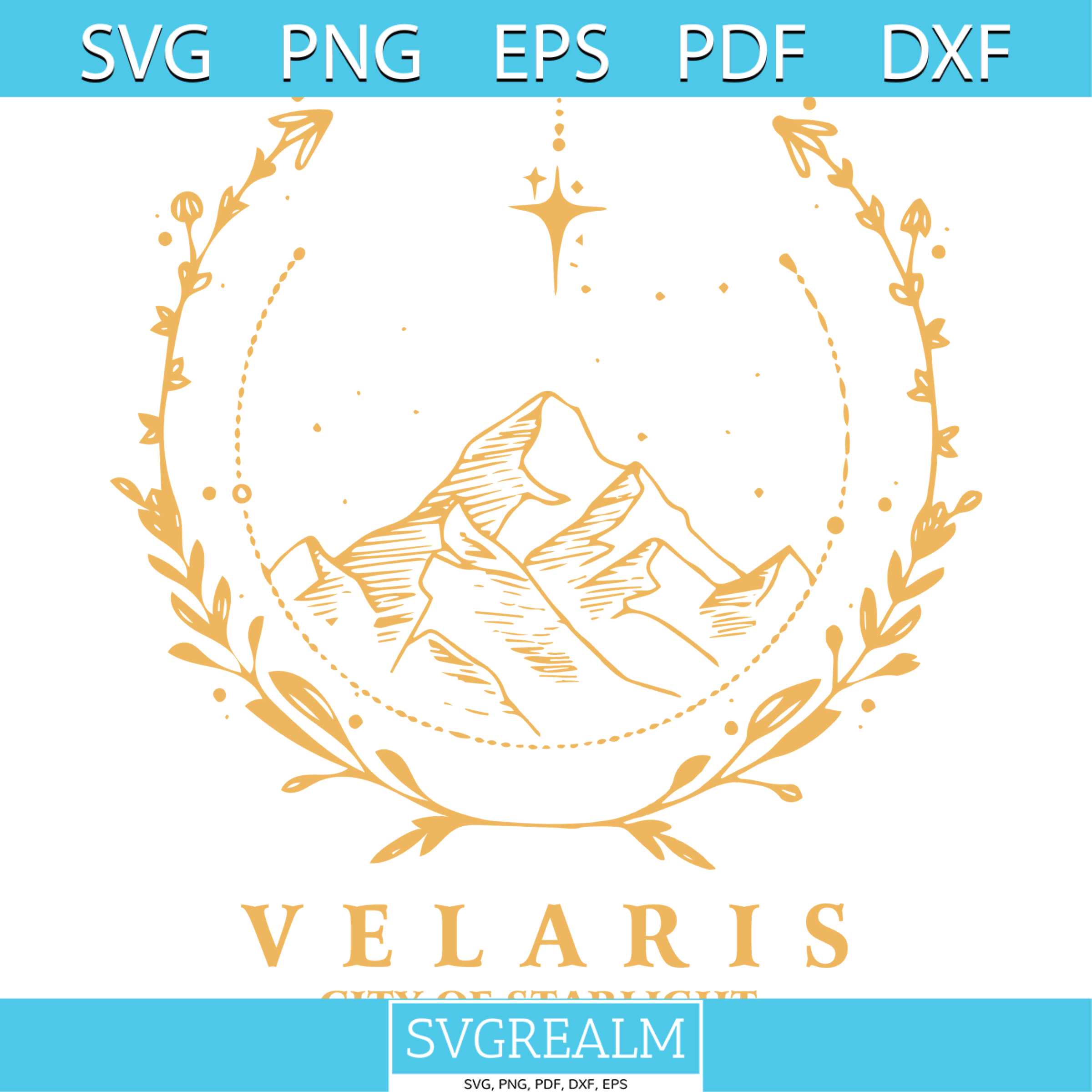 Velaris City Of Starlight Acotar Best SVG Cutting Digital Fi | Inspire ...