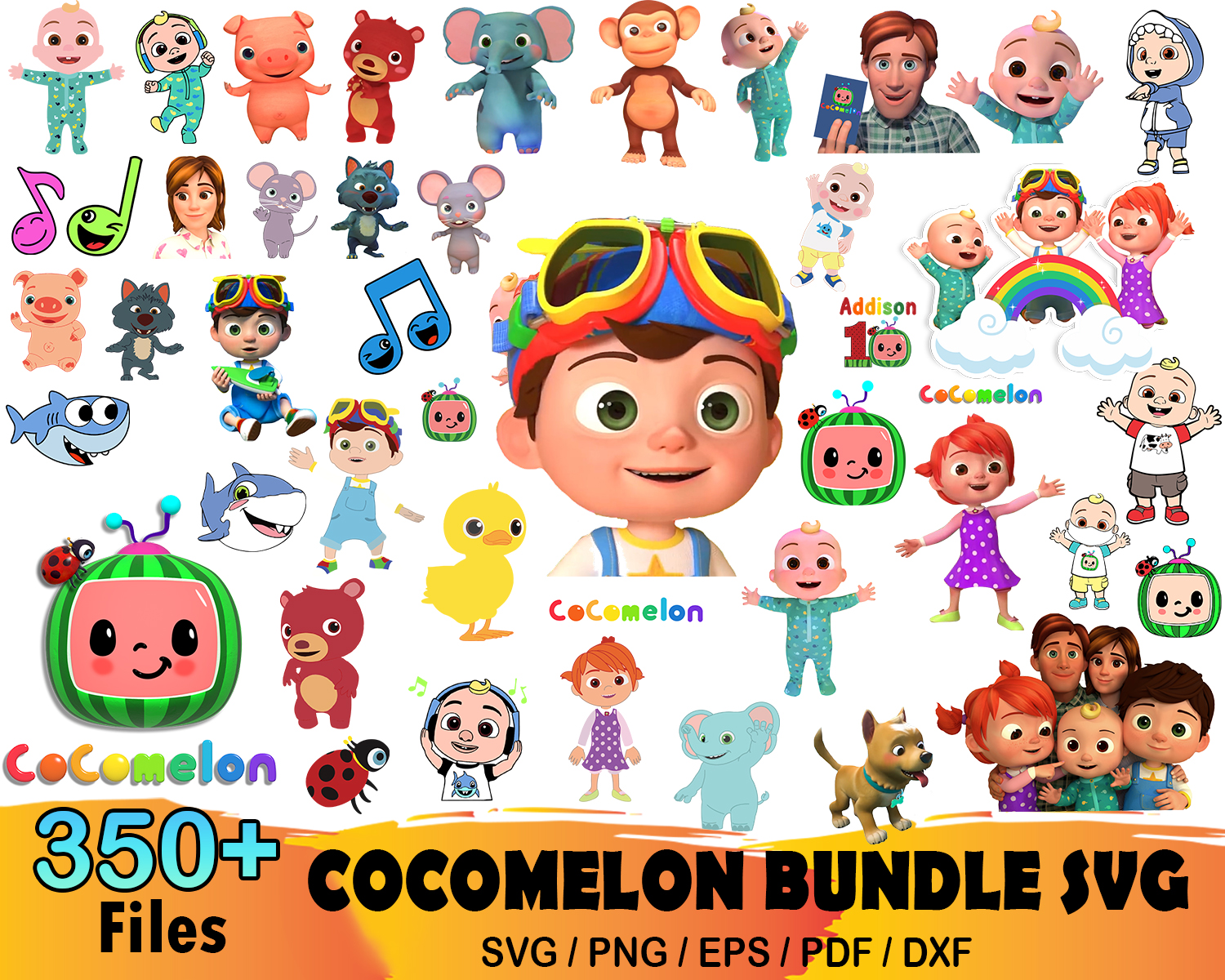 350 Cocomelon Bundle Svg, Cocomelon Svg, Cocomelon Clipart, | Inspire ...