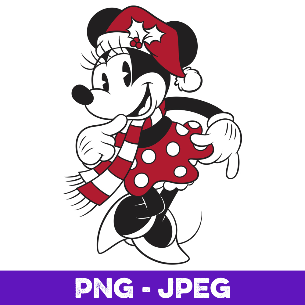 Disney Minnie Mouse Classic Christmas Portrait V1 | Inspire Uplift
