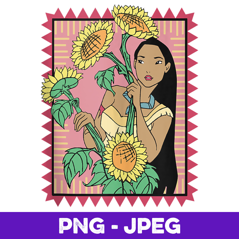 Disney Pocahontas Sunflowers Movie Still V2 | Inspire Uplift