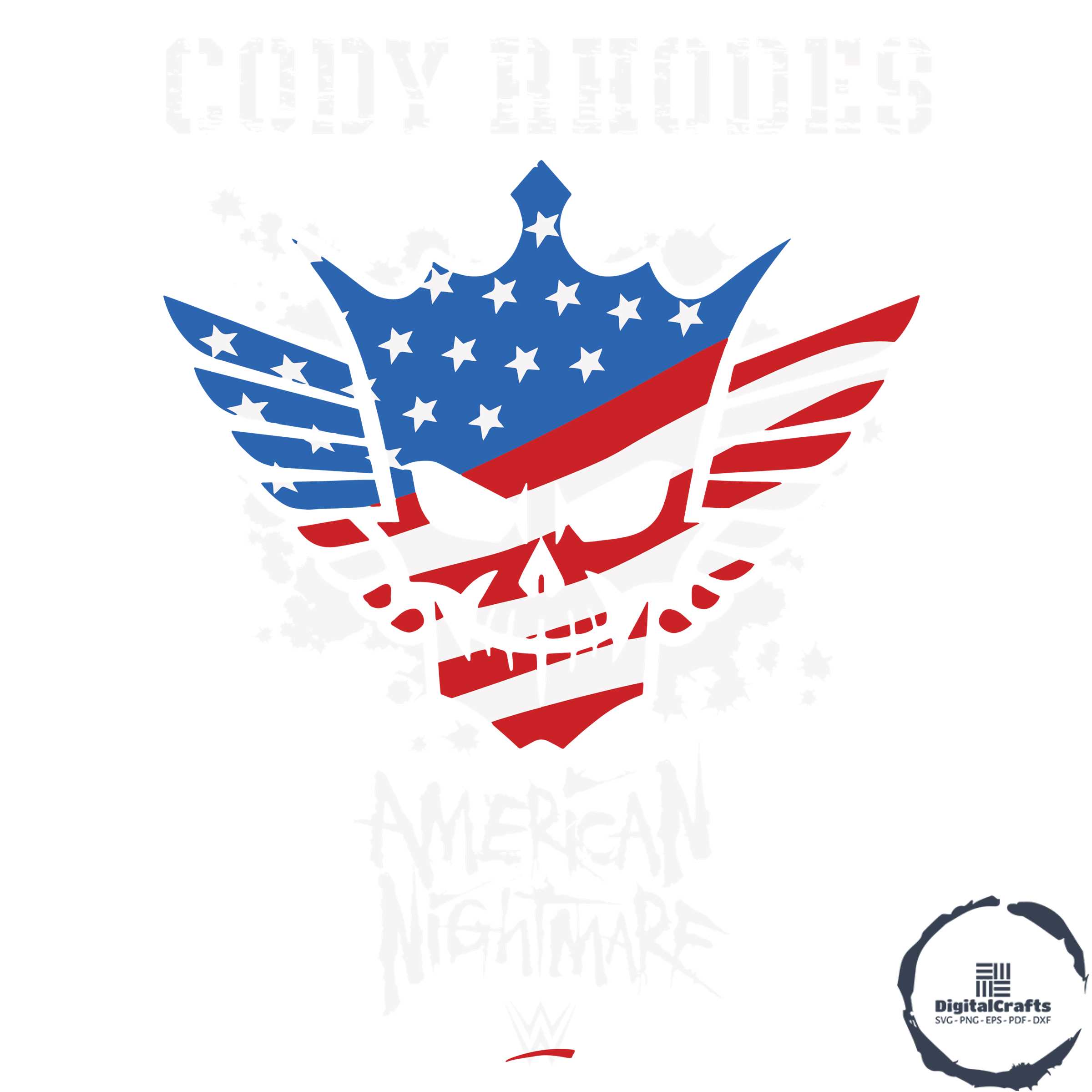 Armorial Cody Rhodes Logo WWE Wrestling SVG Cutting Files - Inspire Uplift