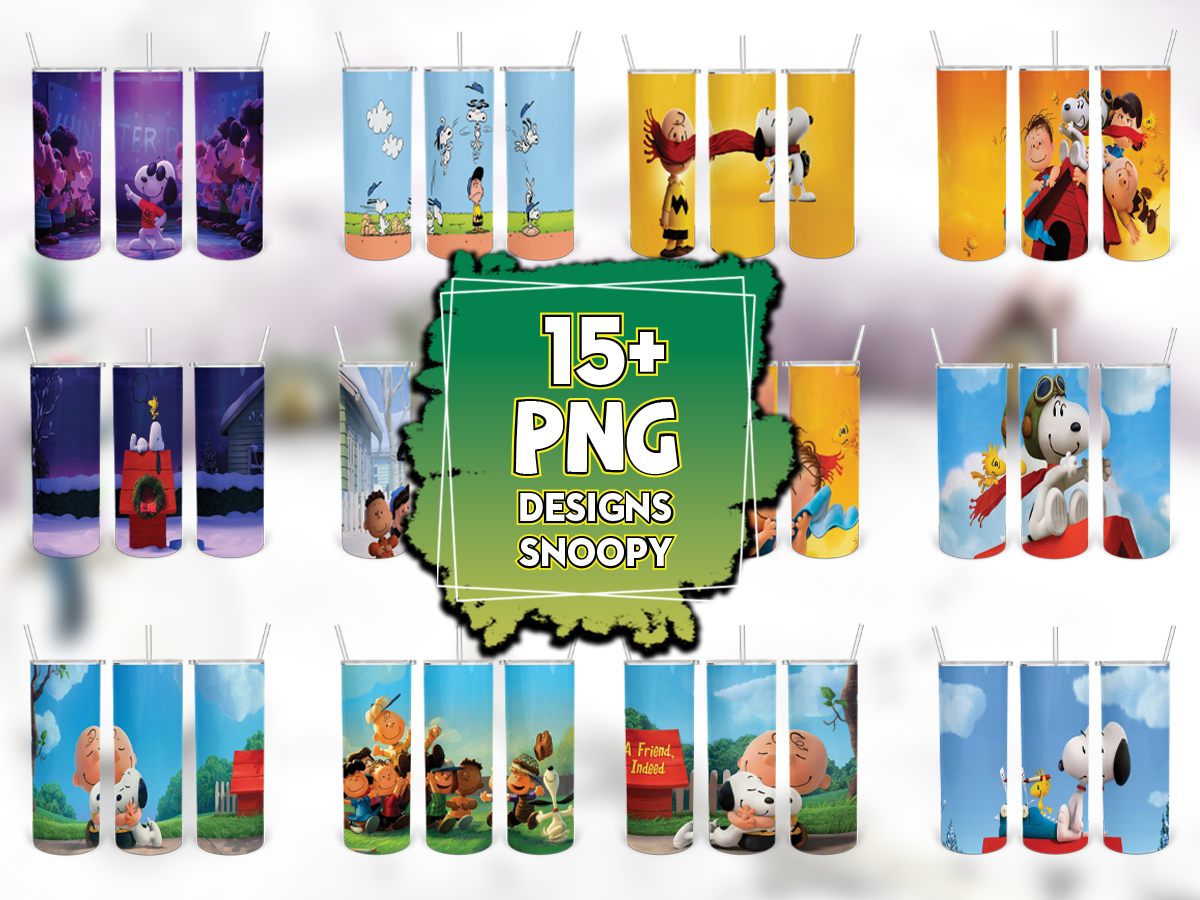 15 Designs Snoopy Tumbler Png Bundle, Snoopy Png | Inspire Uplift
