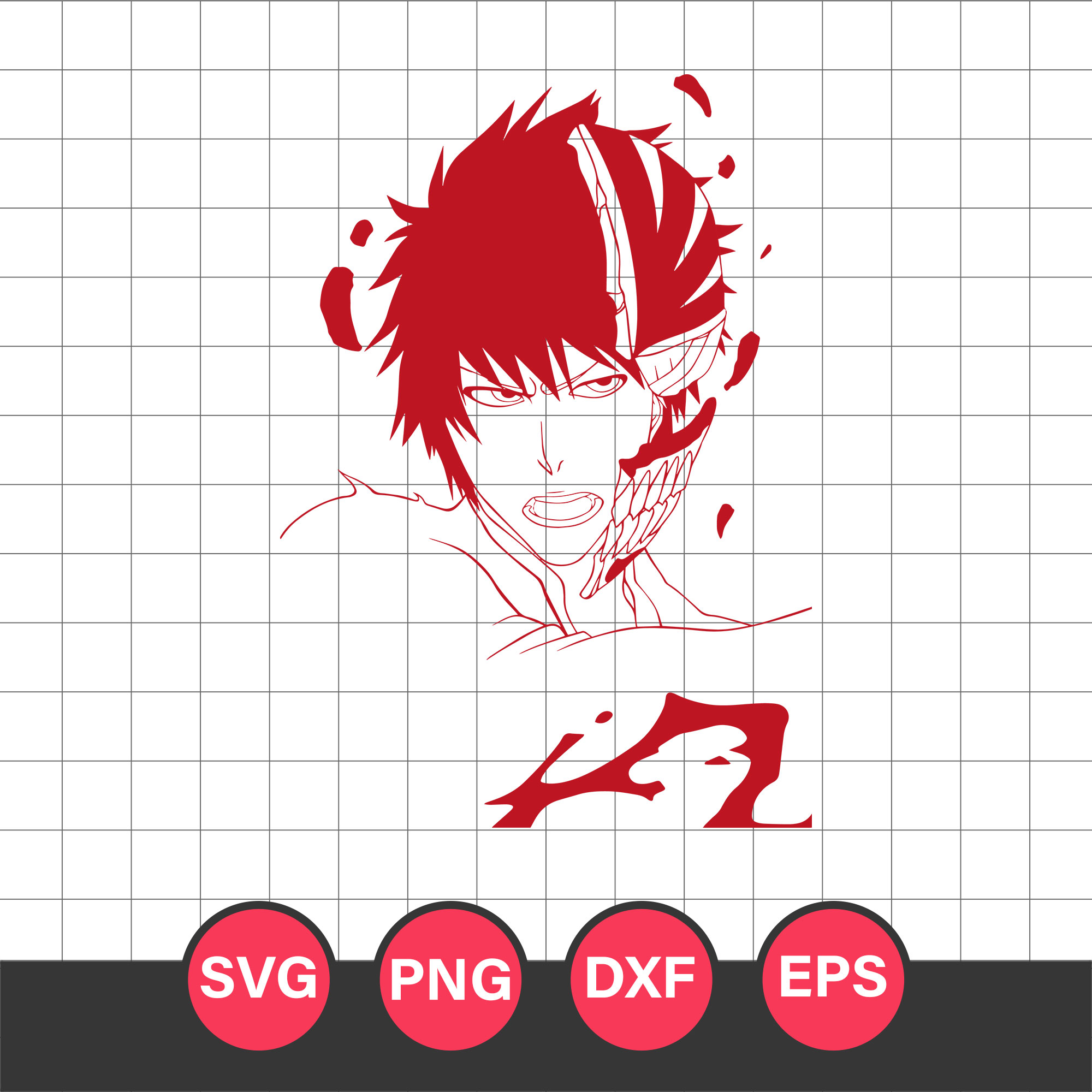 Kurosaki Ichigo Svg, Bleach Svg, Bleach Anime Svg, Bleach Ch - Inspire ...