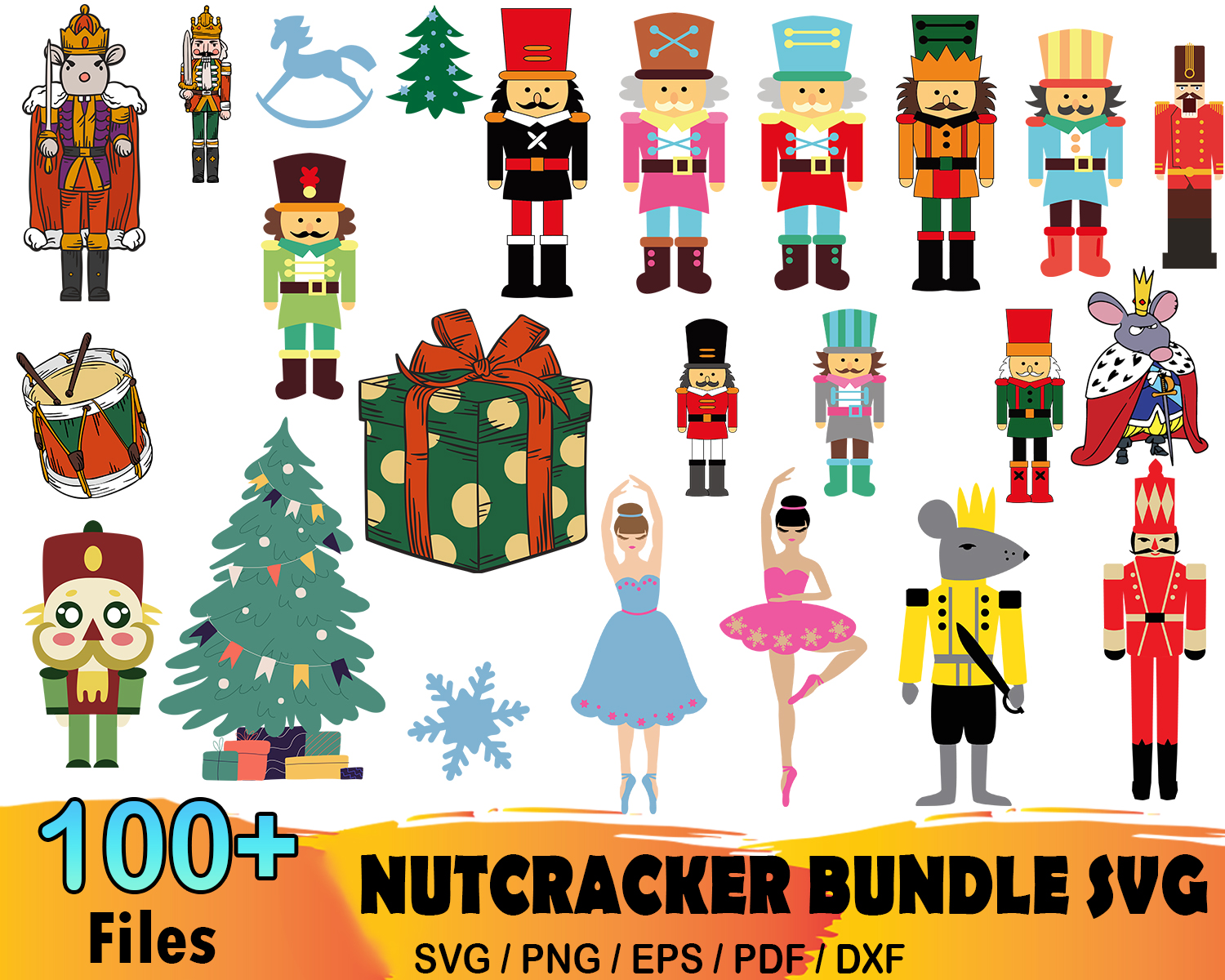 100 Nutcracker Bundle Svg, Christmas Svg, Disney Svg, Nutcra - Inspire ...