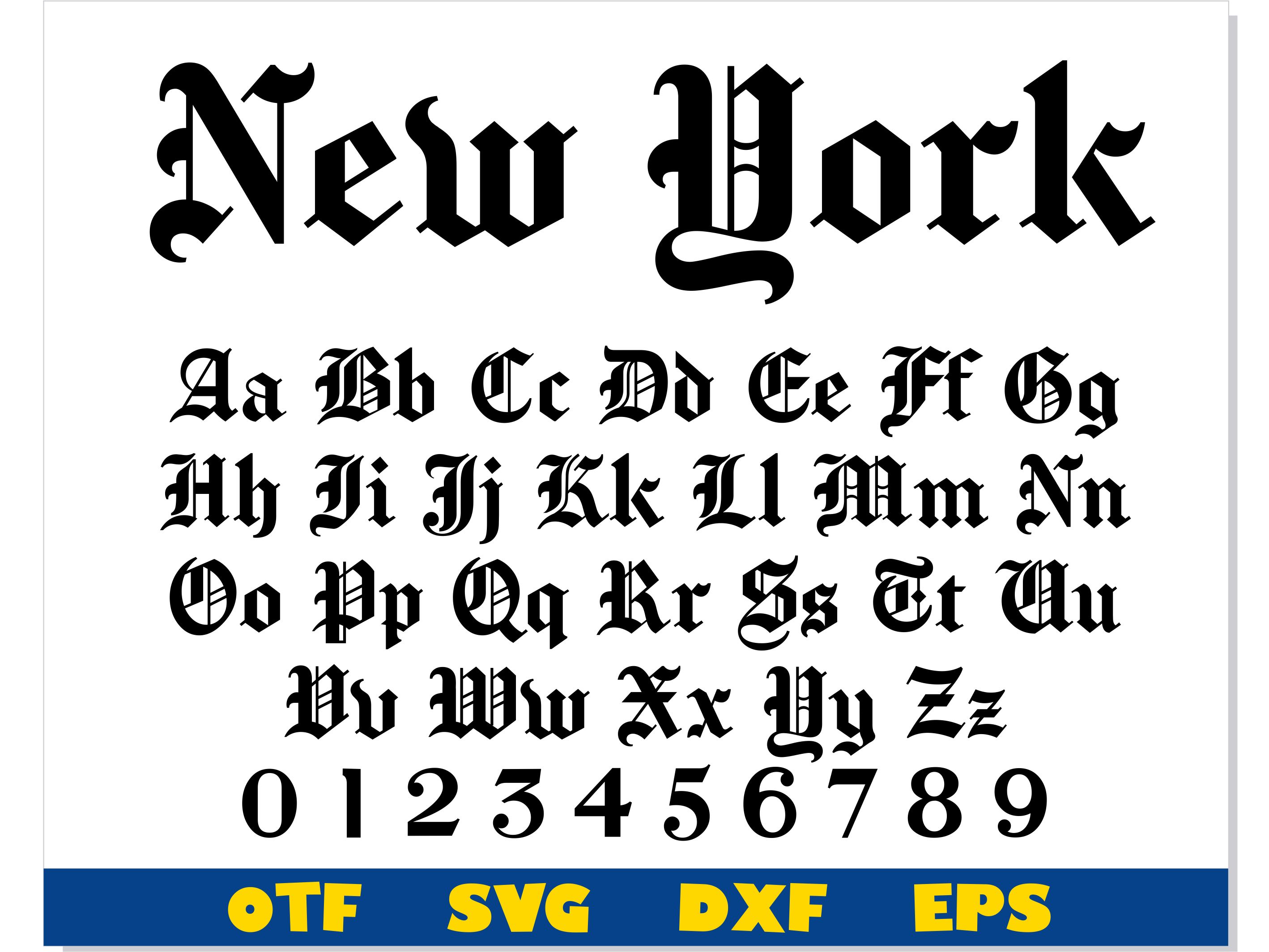 New York Times Font Old English Font Ttf Old English Font Inspire