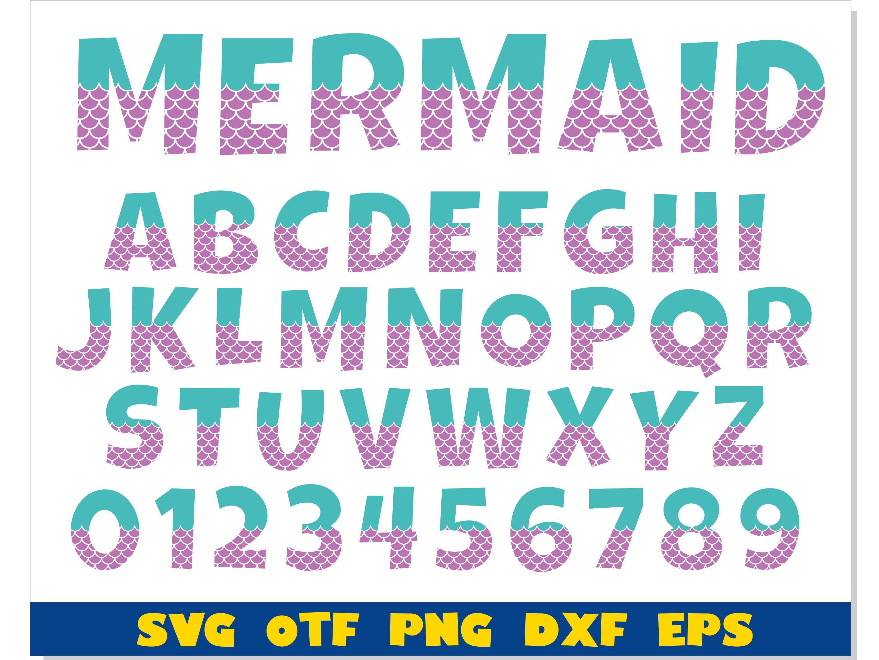 Mermaid Font SVG, Mermaid Font otf, Mermaid Font png Mermaid | Inspire ...