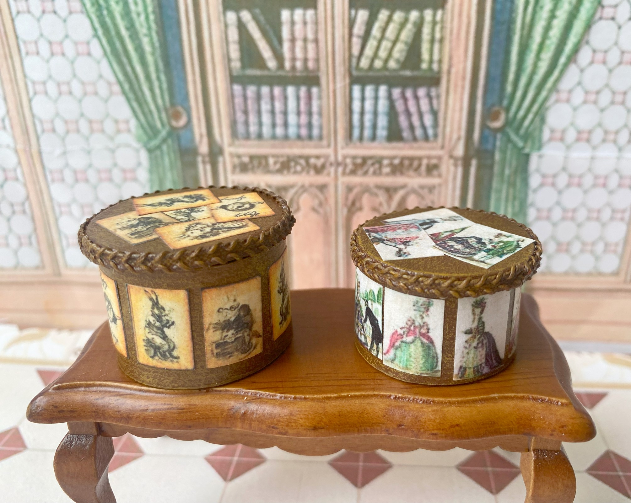 Boxes for doll house. Storage box. 1:12. Puppet miniature. D | Inspire ...