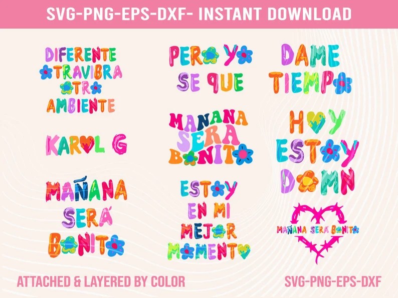 Bundle Karol G PNG, New Album Manana Sera Bonito Png, Karol - Inspire ...