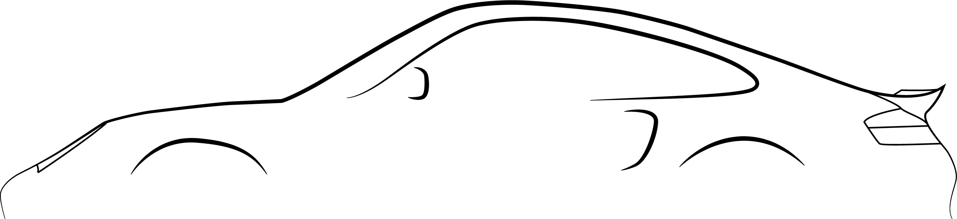 Sportscar 1 Car LINE ART vector file for laser engraving, cn | Inspire ...