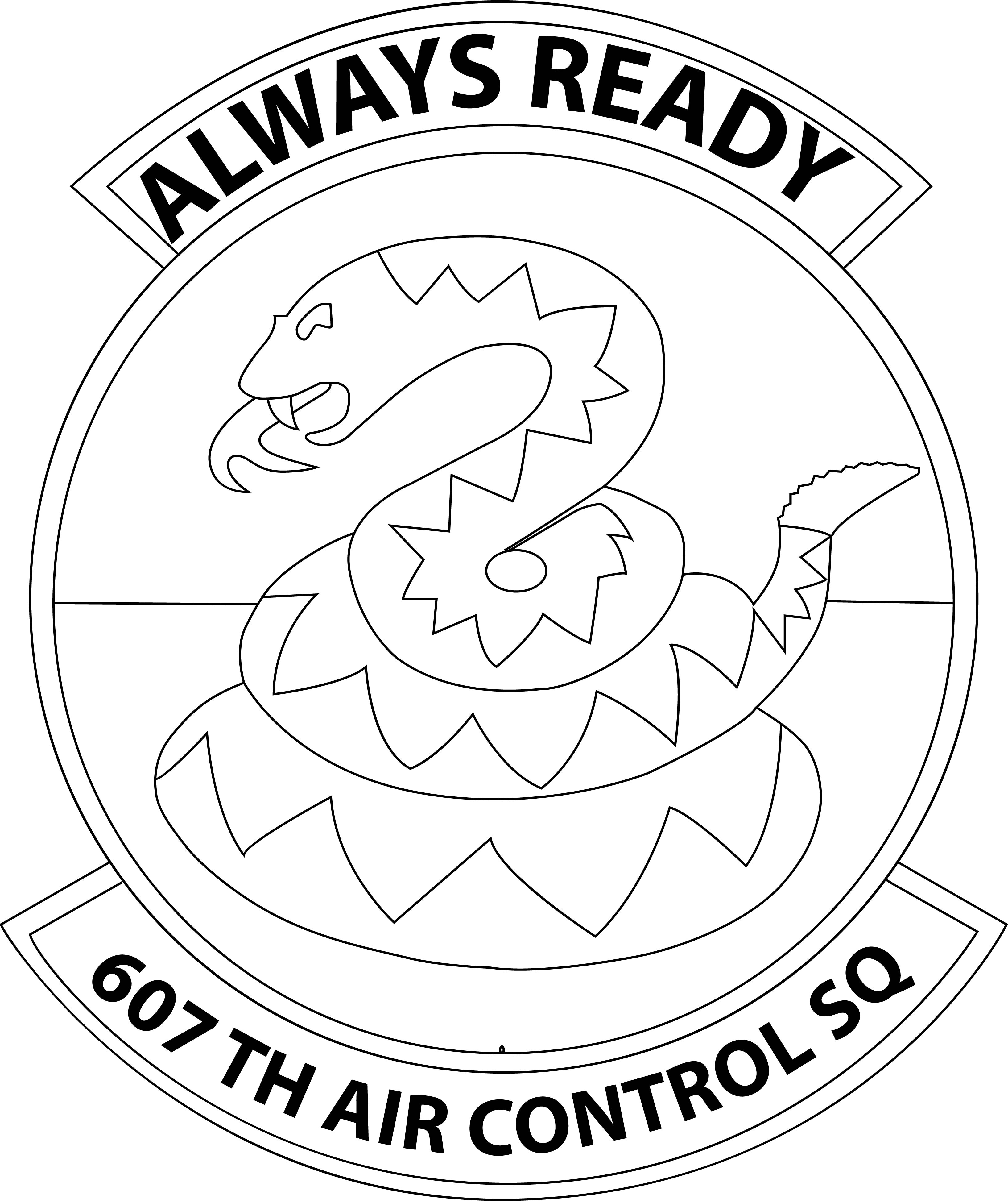 ALWAYS READY 607 th air control sq vector file for laser eng - Inspire ...