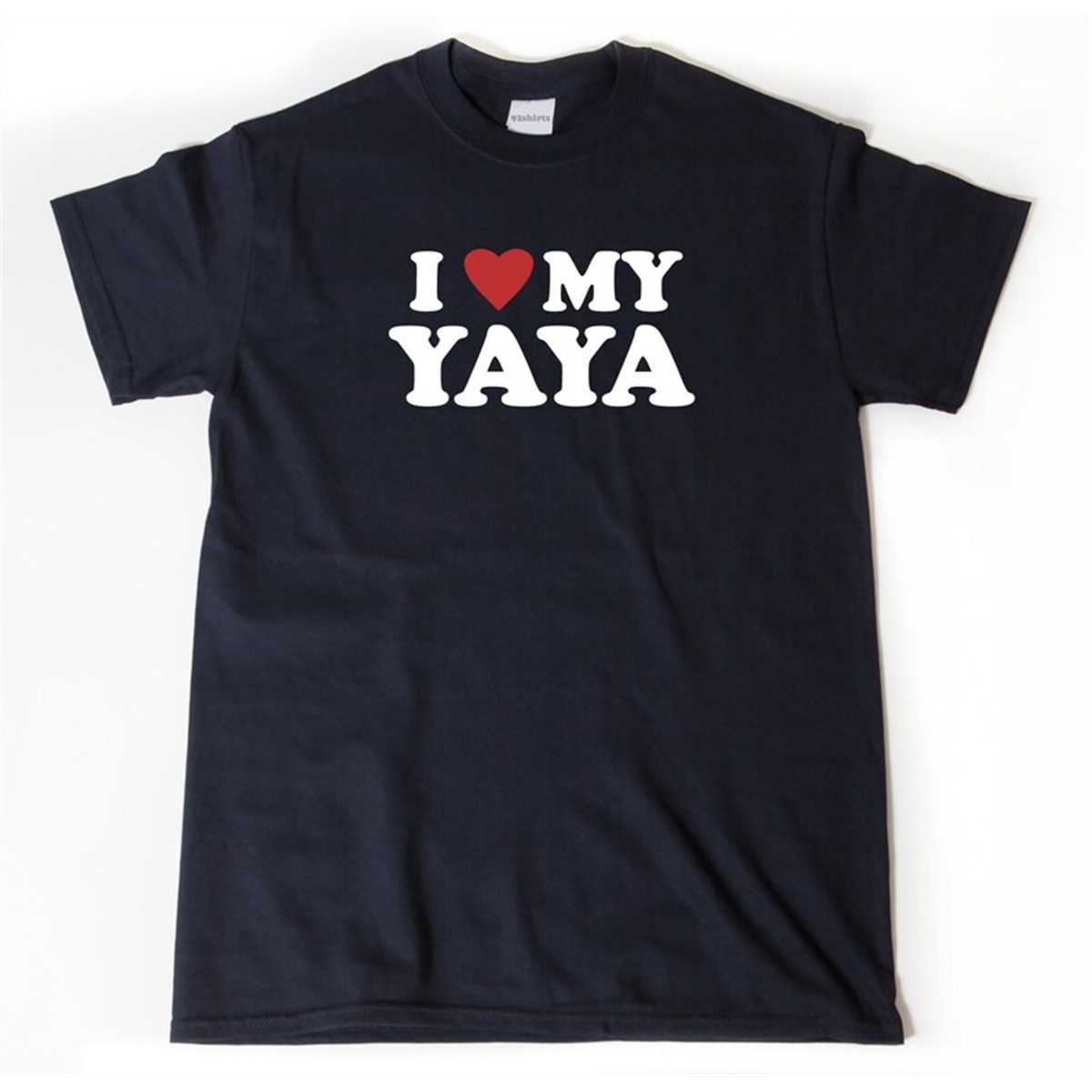 I Love My Yaya T-shirt, I Heart My Yaya Shirt, Yaya Shirt, Y - Inspire Uplift