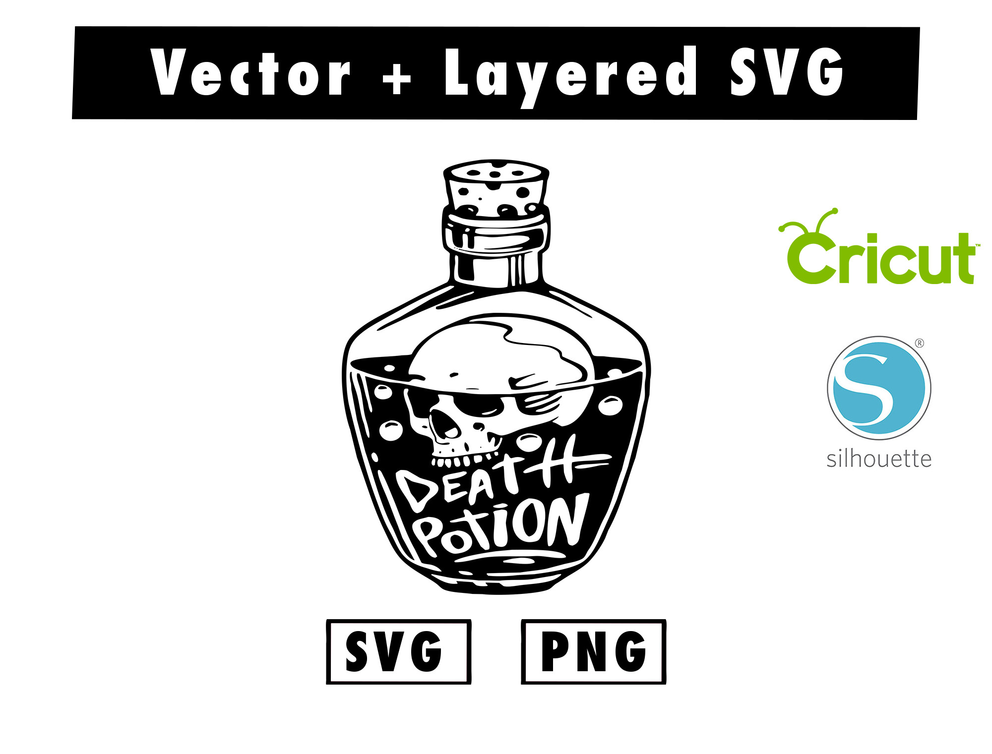 DEATH PotioN svg and png files for cricut machine , anime sv | Inspire ...
