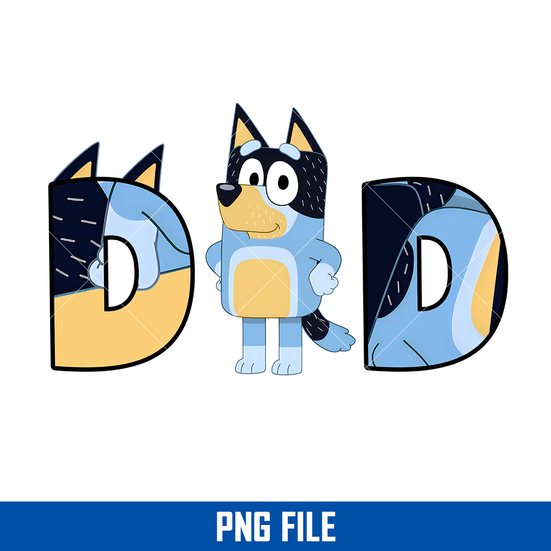 Bluey Bandit Dad Png, Bandit Dad Png, Bluey Father's Day Png - Inspire ...