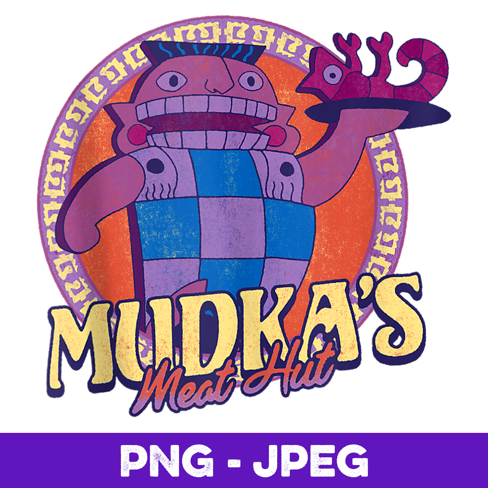 Disney Emperor's New Groove Mudka's Meat Hut Logo V2 | Inspire Uplift