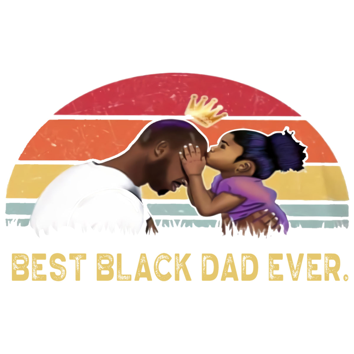Best Black Dad Ever Png, Fathers Day Png, Best Dad Png, Blac | Inspire ...