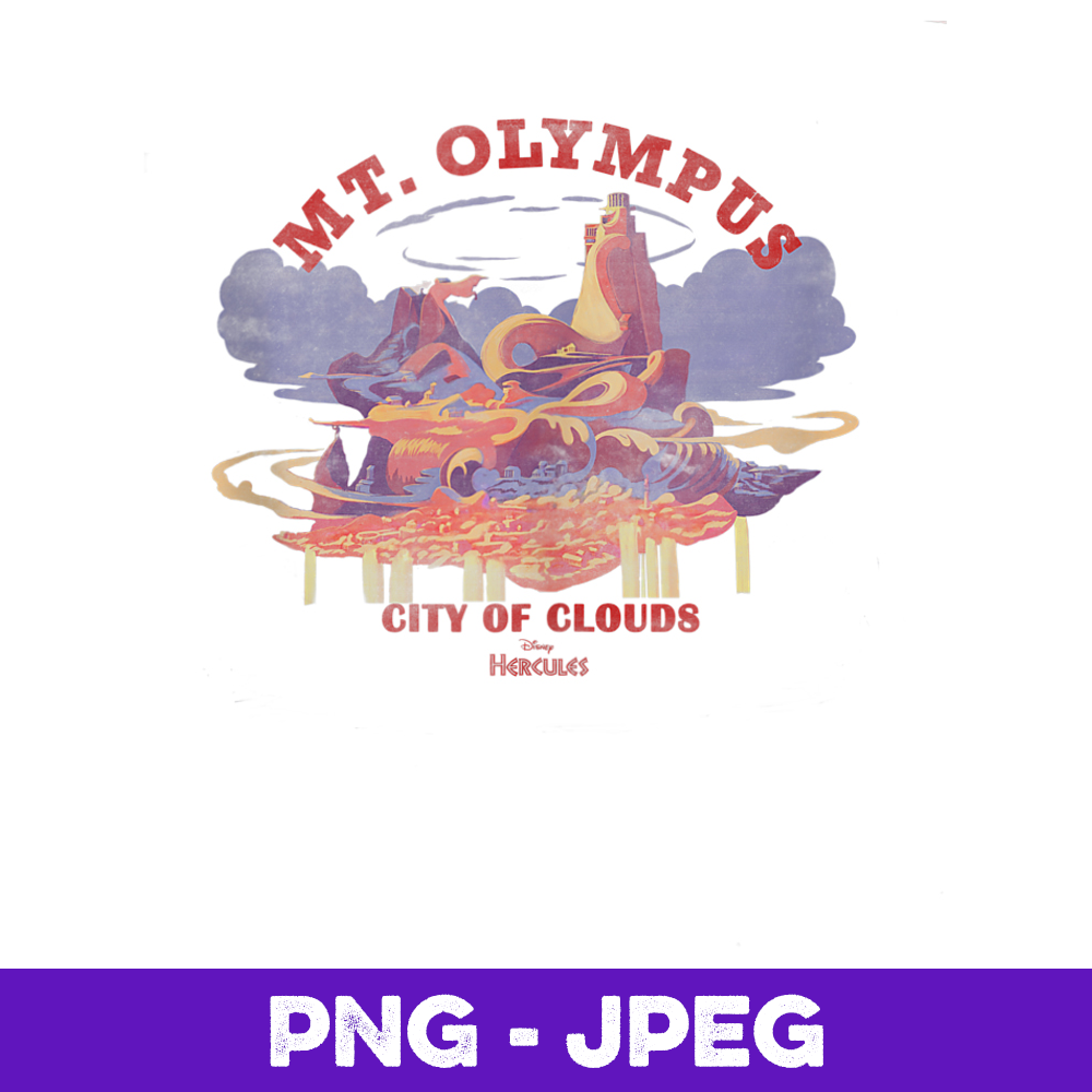 Disney Hercules Mt. Olympus City Of Clouds V2 | Inspire Uplift