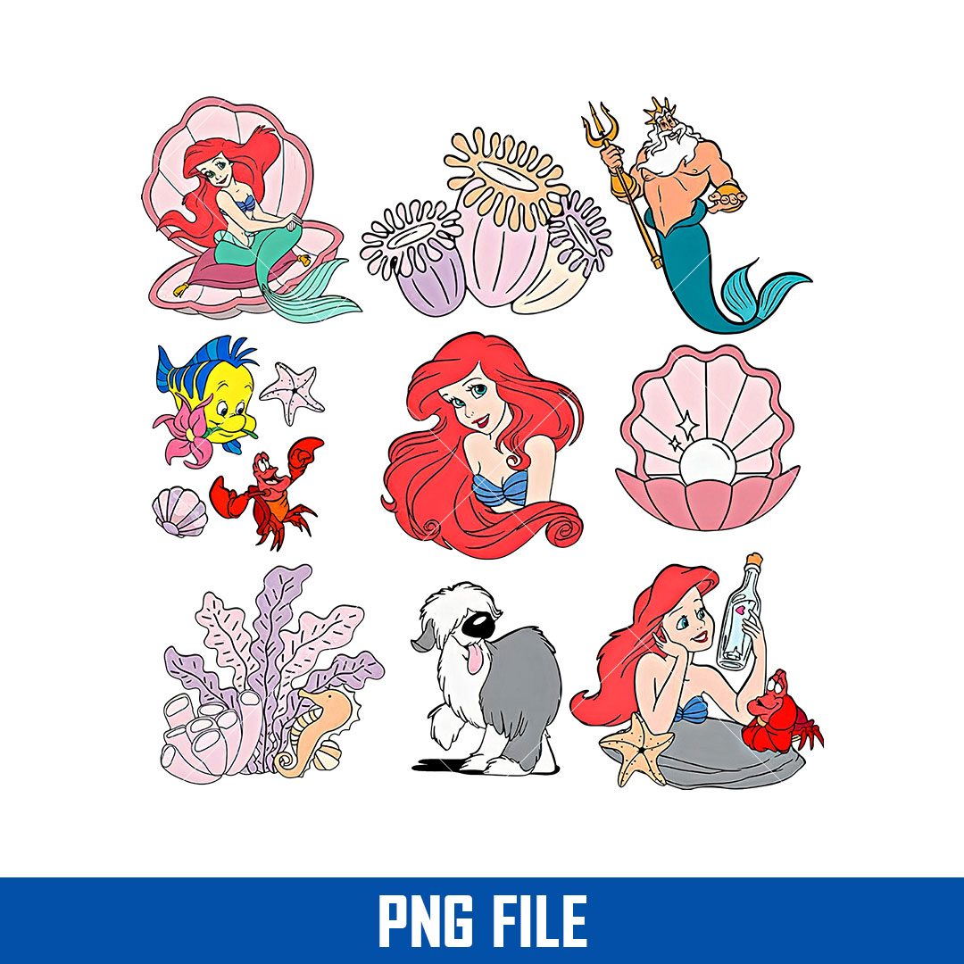 The Little Mermaid Png, Ariel Mermaid Princess Png, Little M | Inspire ...