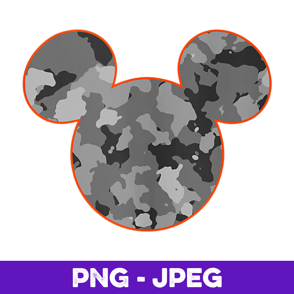 Disney Mickey Mouse Camouflage Logo V2 | Inspire Uplift