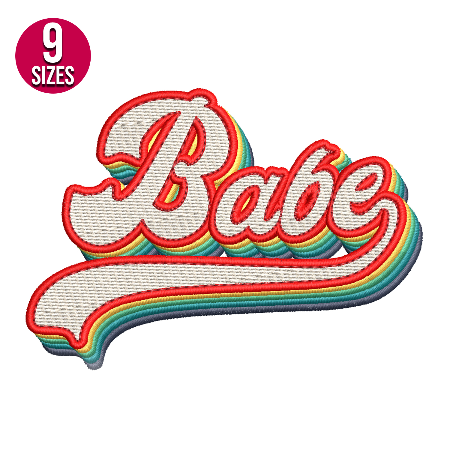 Babe retro embroidery design, vintage, Machine embroidery pa | Inspire ...