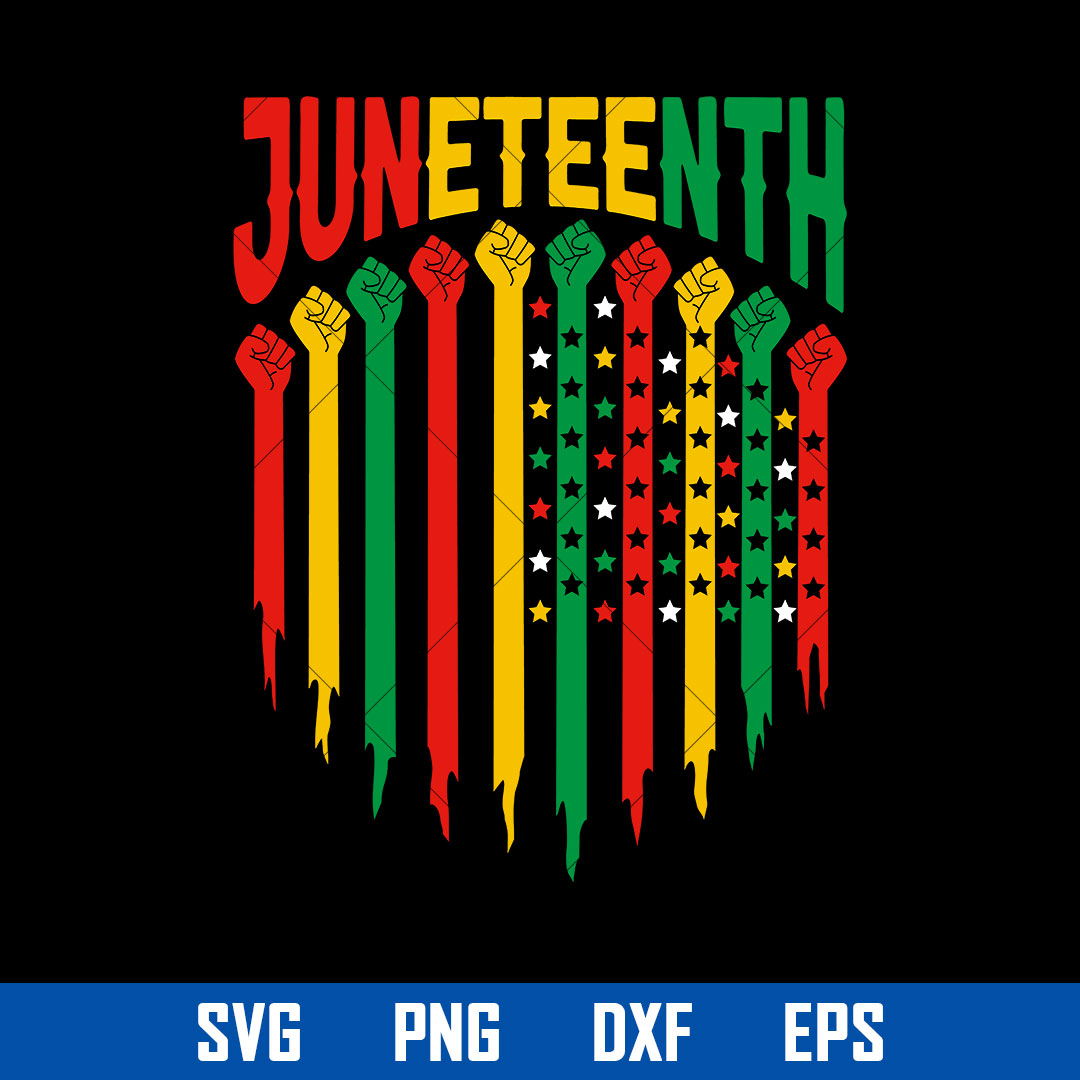 Juneteenth Hand Flag Svg, Juneteenth Svg, Black History Svg, | Inspire ...