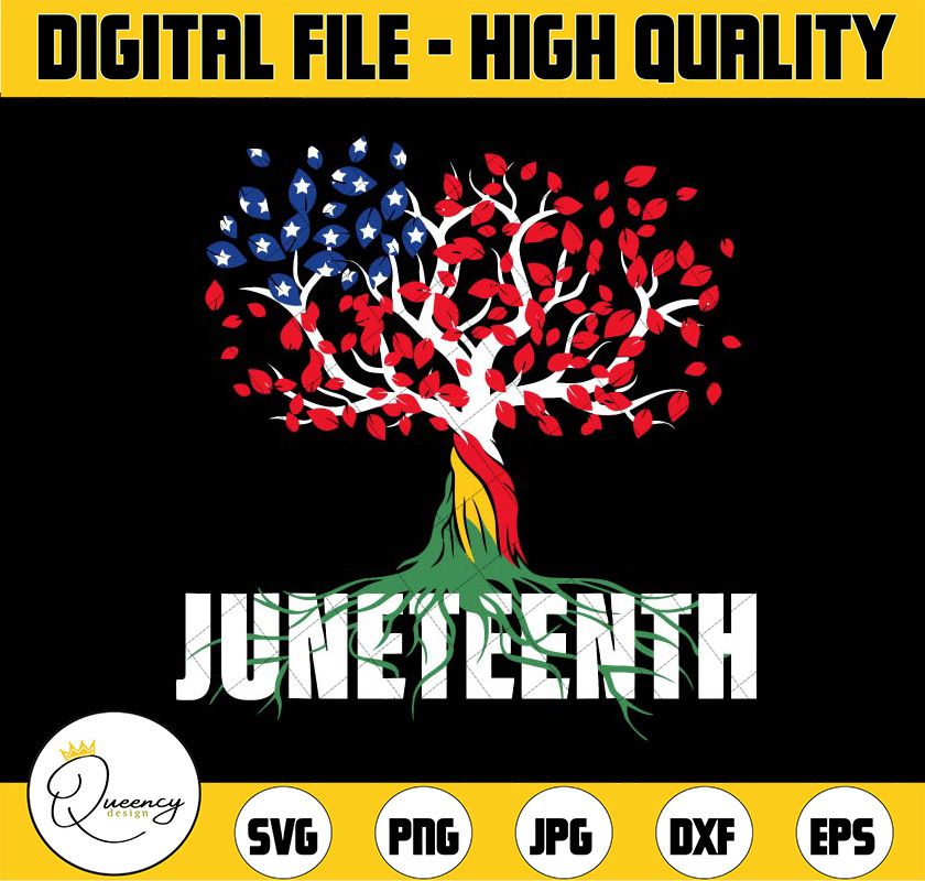 American Grown African Root Tree Svg Juneteenth Svg Png Digi | Inspire ...