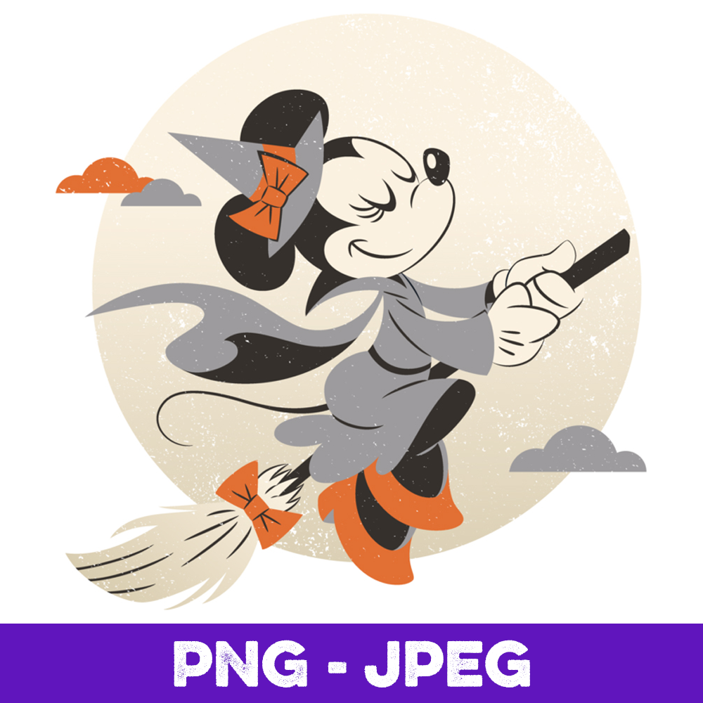 Disney Minnie Mouse Flying Witch Costume Halloween V1 | Inspire Uplift