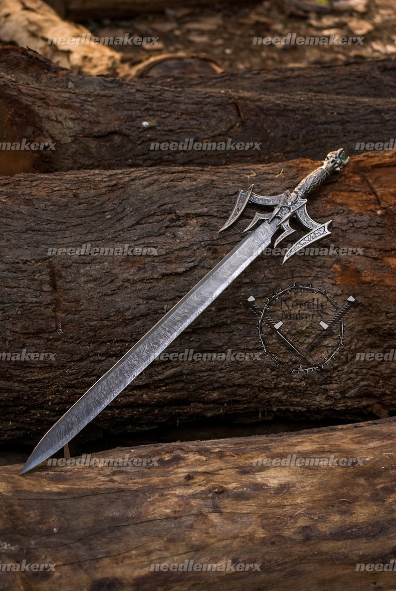 Viking Sword, Handmade Sword, Hand Forged Sword, Damascus Sw | Inspire ...