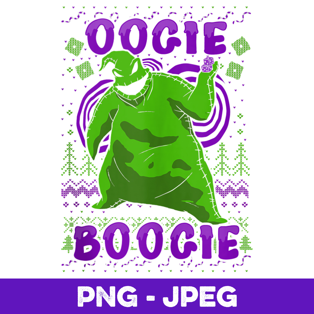 Disney Nightmare Before Christmas Oogie Boogie Ugly Sweater | Inspire ...