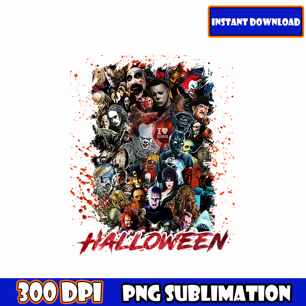 MEGA Bundle Horror svg Bundle, Horror Characters SVG, Horror | Inspire ...