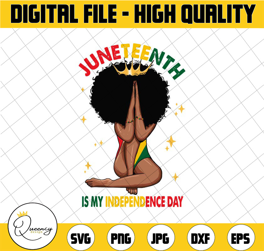 Juneteenth Png, Juneteenth is my independence day Png, Black | Inspire Uplift