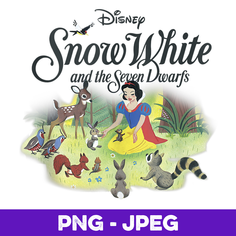 Disney Snow White Animal Friends Title Logo V2 - Inspire Uplift