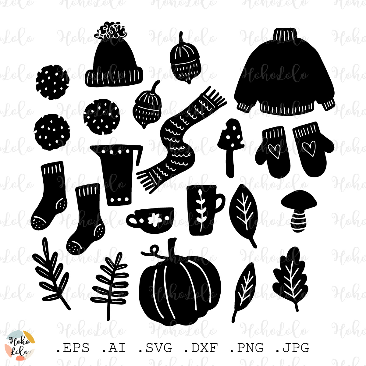 Autumn Svg, Fall Svg, Fall Cricut, Fall Linocut, Autumn Silh | Inspire ...