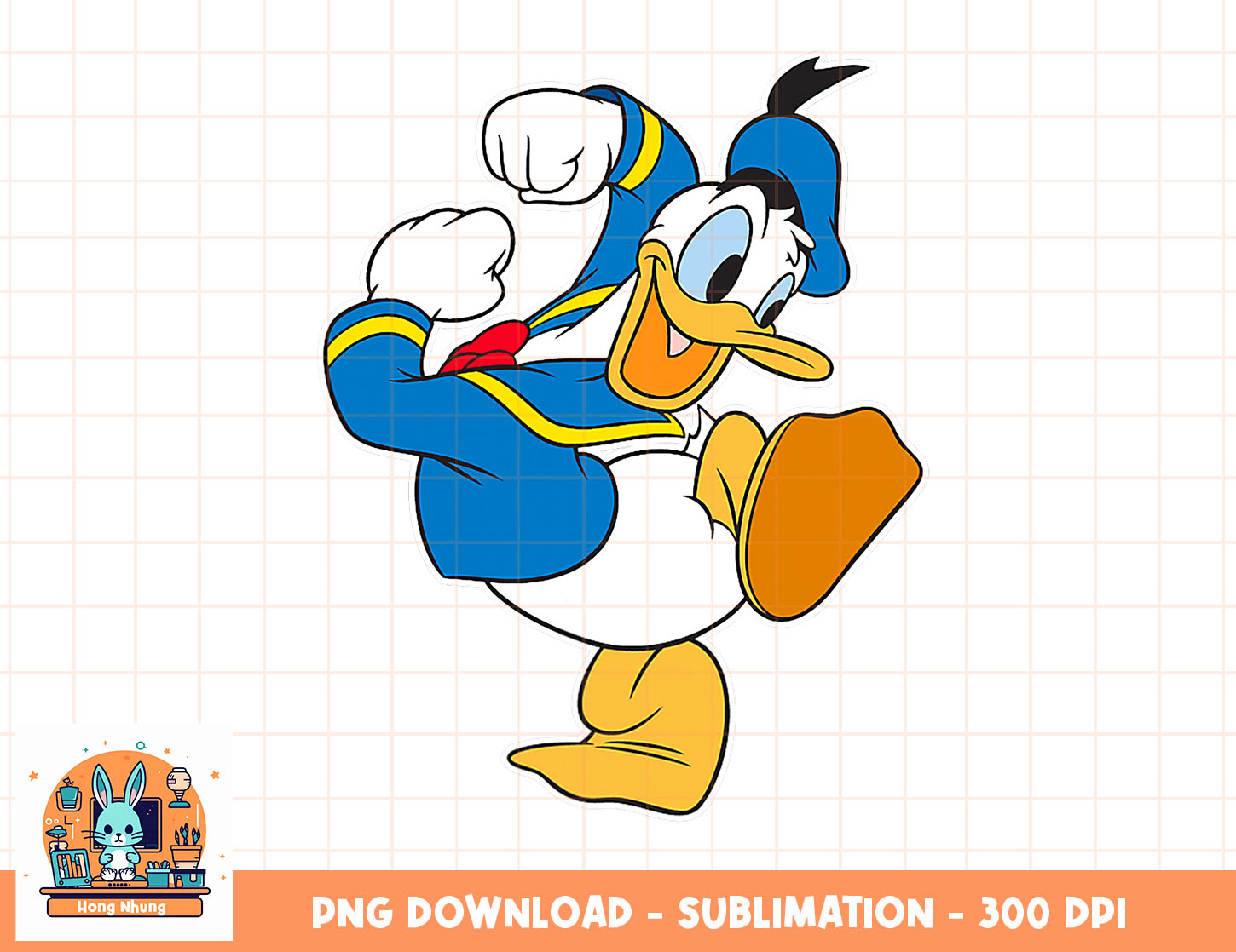 Disney Donald Duck png, sublimation, digital download | Inspire Uplift