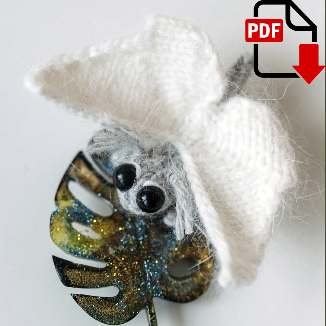 Tiny Butterfly knitting pattern. Knitted insect step by step | Inspire ...