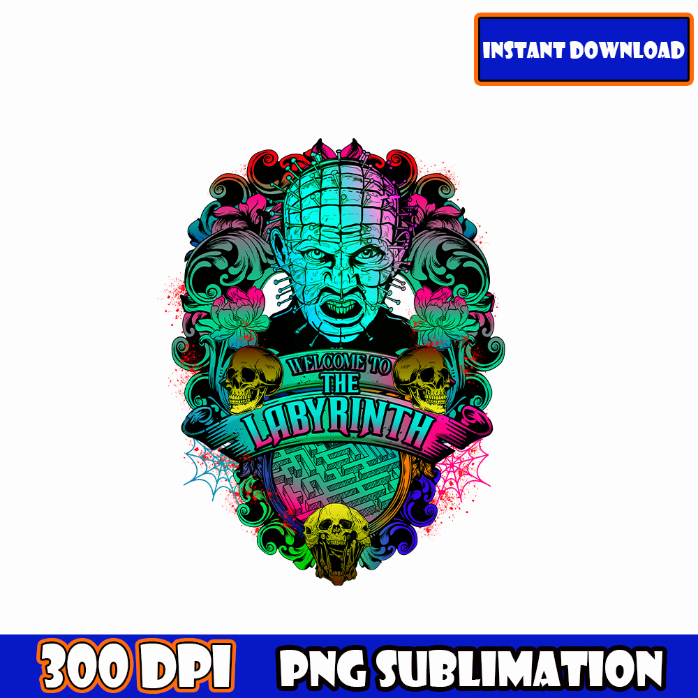 Pinhead Welcome To The Labyrinth Svg, MEGA Bundle Horror sv | Inspire ...