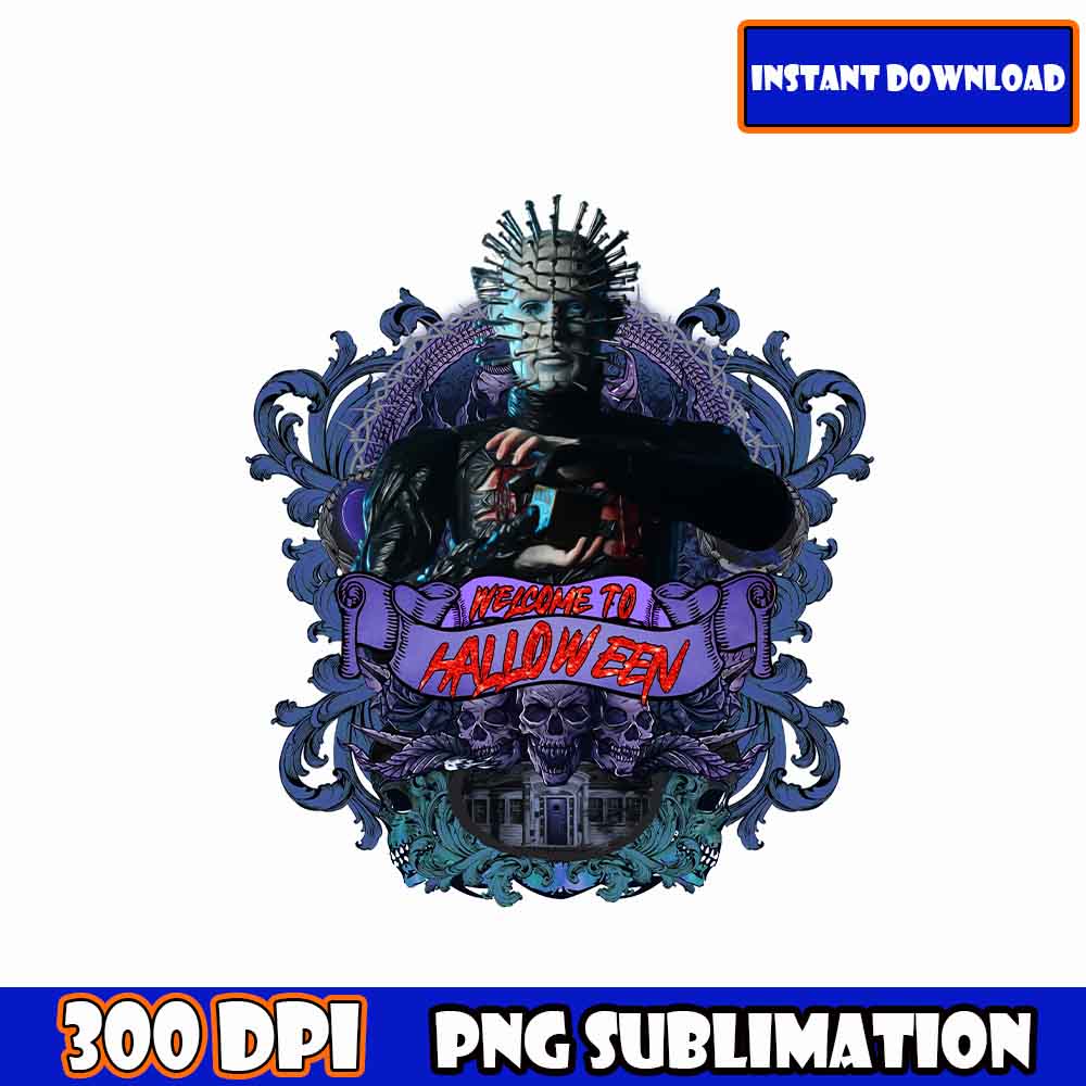 Pinhead Welcome To The Halloween Horror SVG Horror Friends s | Inspire ...