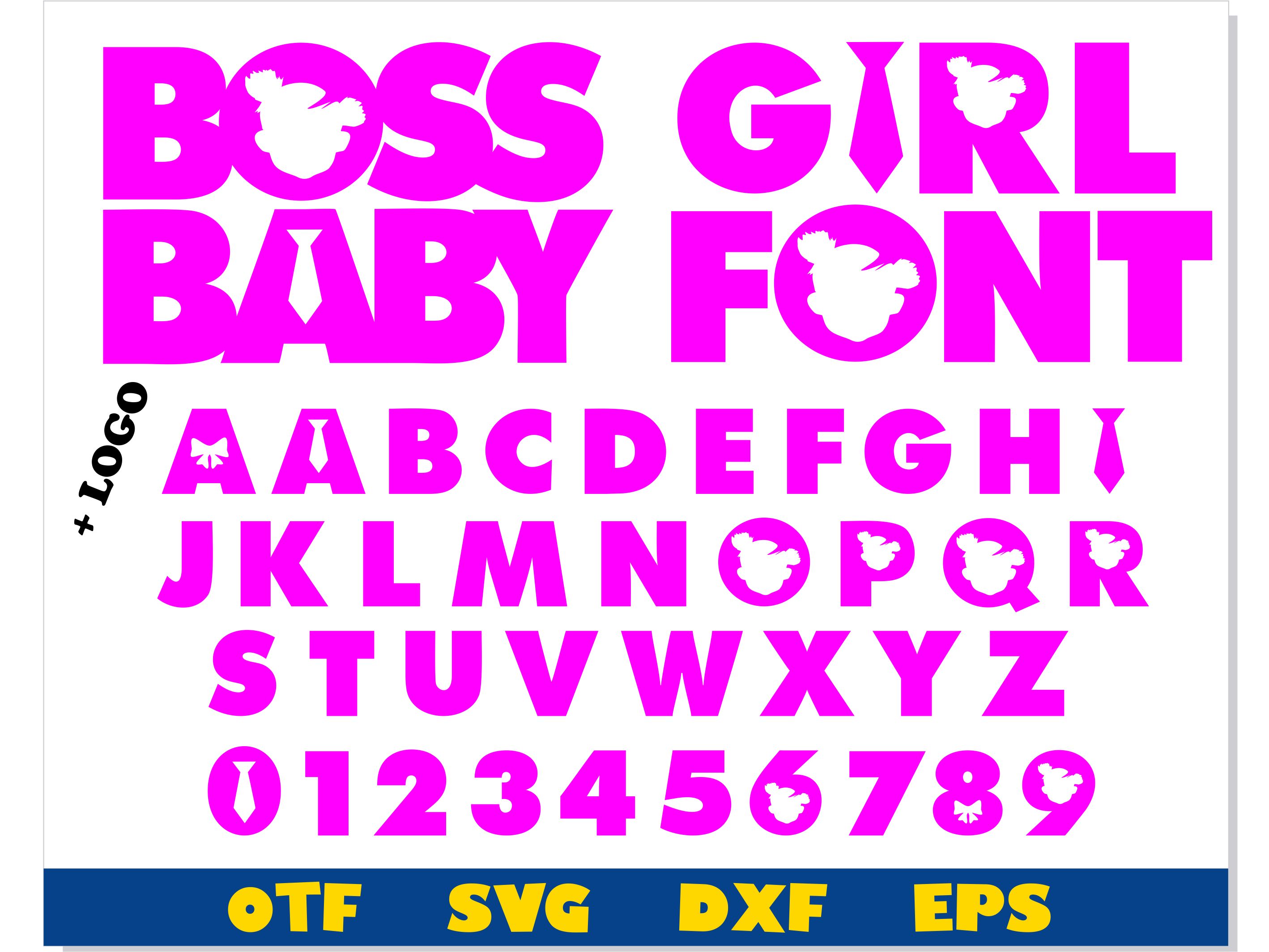Baby Girl Font OTF, Baby Girl Font svg Cricut, Baby Font, Ba - Inspire ...