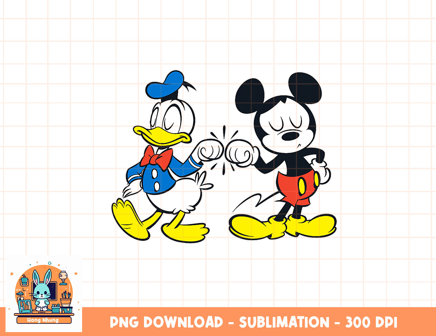 Disney Mickey Mouse and Donald Duck Best Friends Outline png - Inspire ...