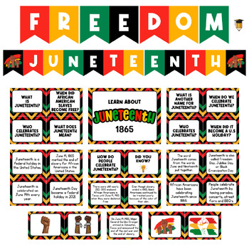 Juneteenth Bulletin Board Display | Juneteenth Poster | June | Inspire ...