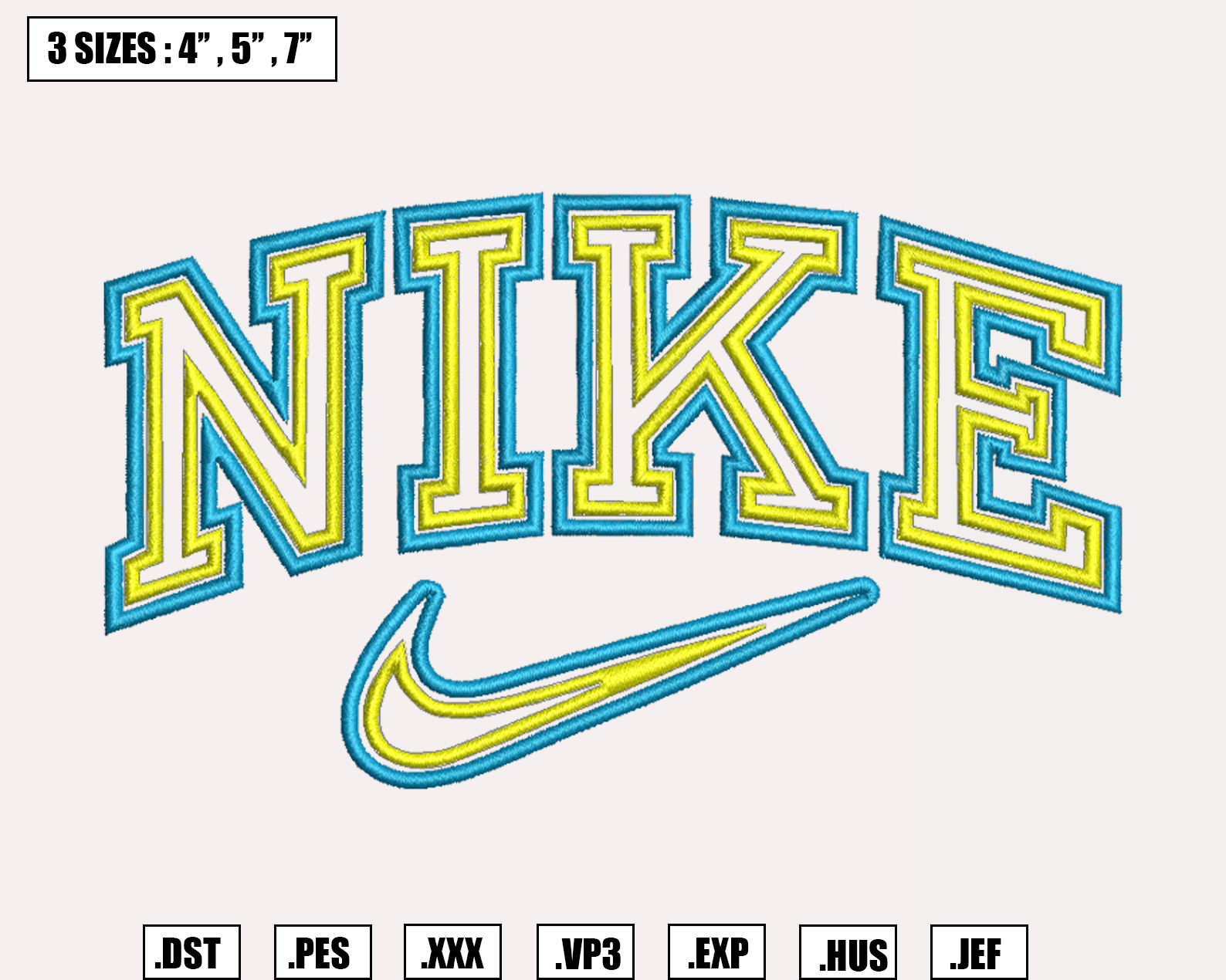 Nike Embroidery Design, Swooshes Machine Files, Machine Embr - Inspire ...