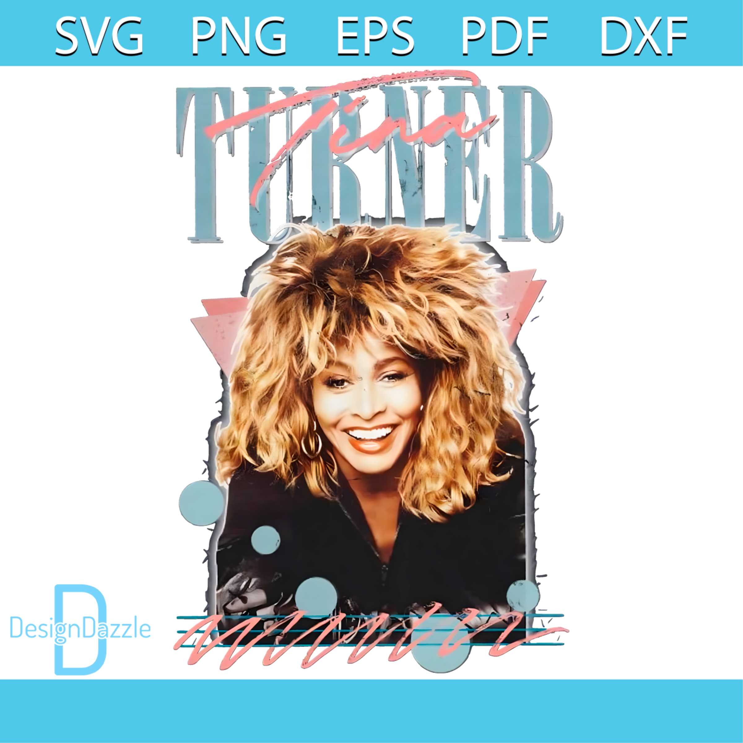 Tina Turner 70s Music Tina Turner Retro Vintage Png Silhouet | Inspire ...