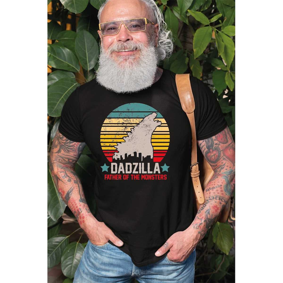 DadZilla Father of the Monsters Shirt, Dad Shirt, Husband Gi | Inspire ...