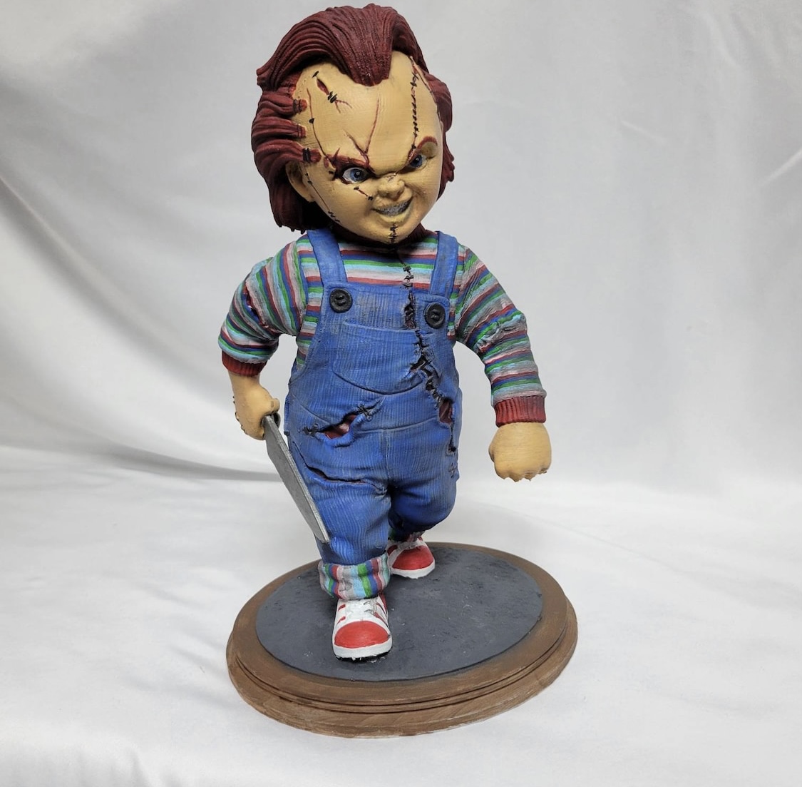 Chucky 3D printed hand painted custom figure, Chucky figure | Inspire ...