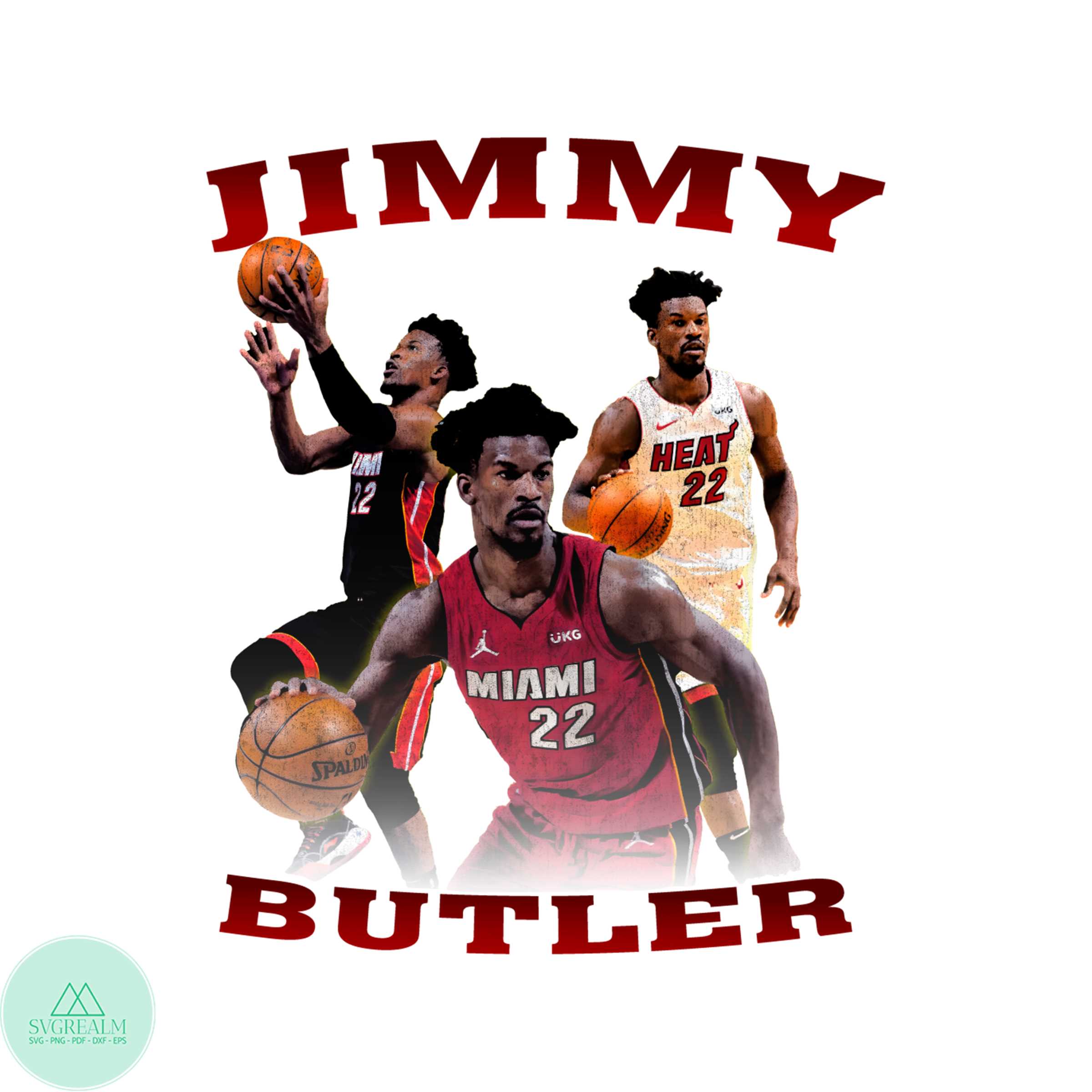 Miami Heat Jimmy Butler NBA 2023 PNG Silhouette Sublimation | Inspire ...