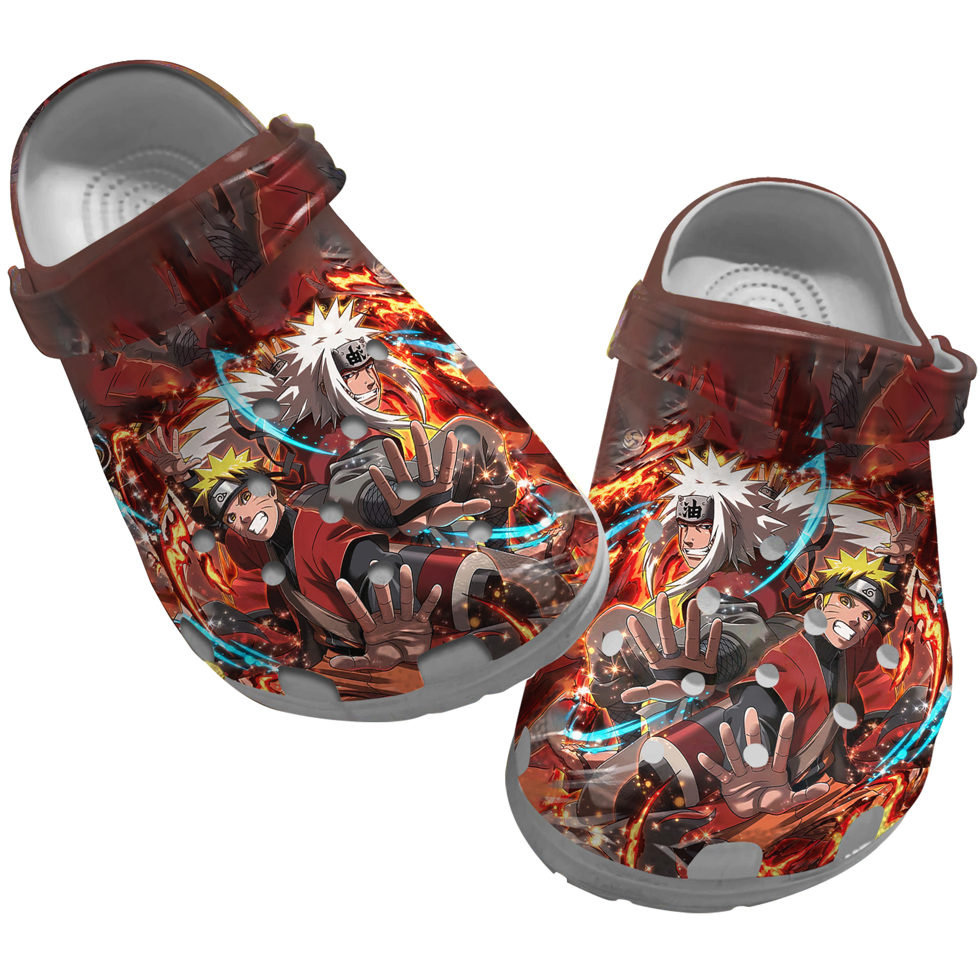 Anime Clog Shoes Unisex, Naruto Crocs, Naruto Clog Shoes, Na - Inspire ...
