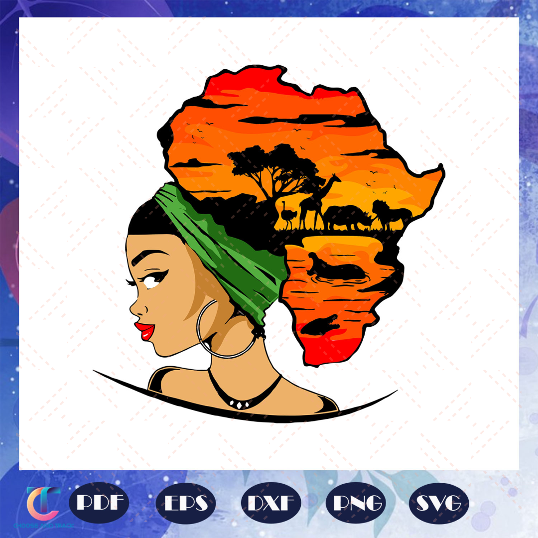 Safari Goddess Svg, Black Woman svg, Nubian Queen Svg, Afric | Inspire ...