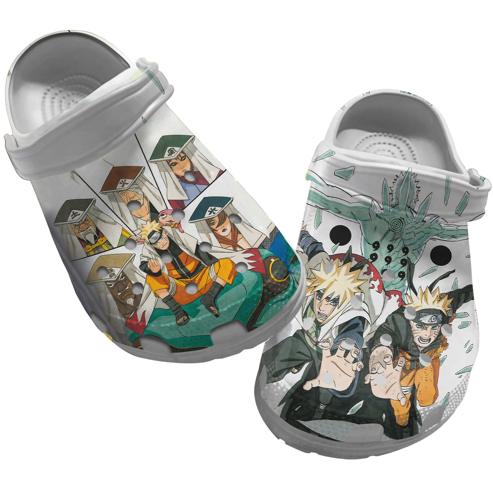 Characters Anime Clog Shoes Unisex, Anime Crocs, Naruto Croc - Inspire ...