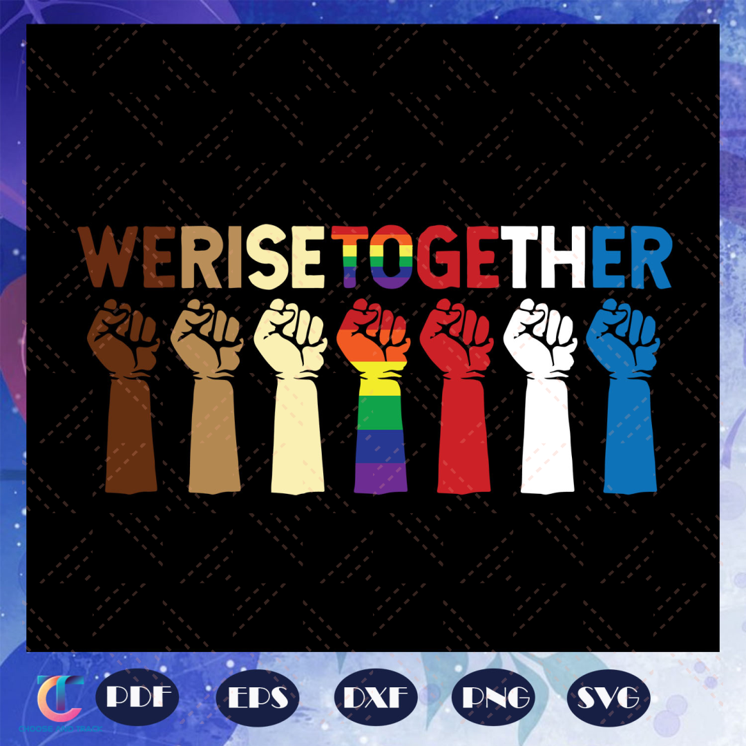 We Rise Together Svg, Melanin Svg, Black Lives Matter Svg, B - Inspire ...