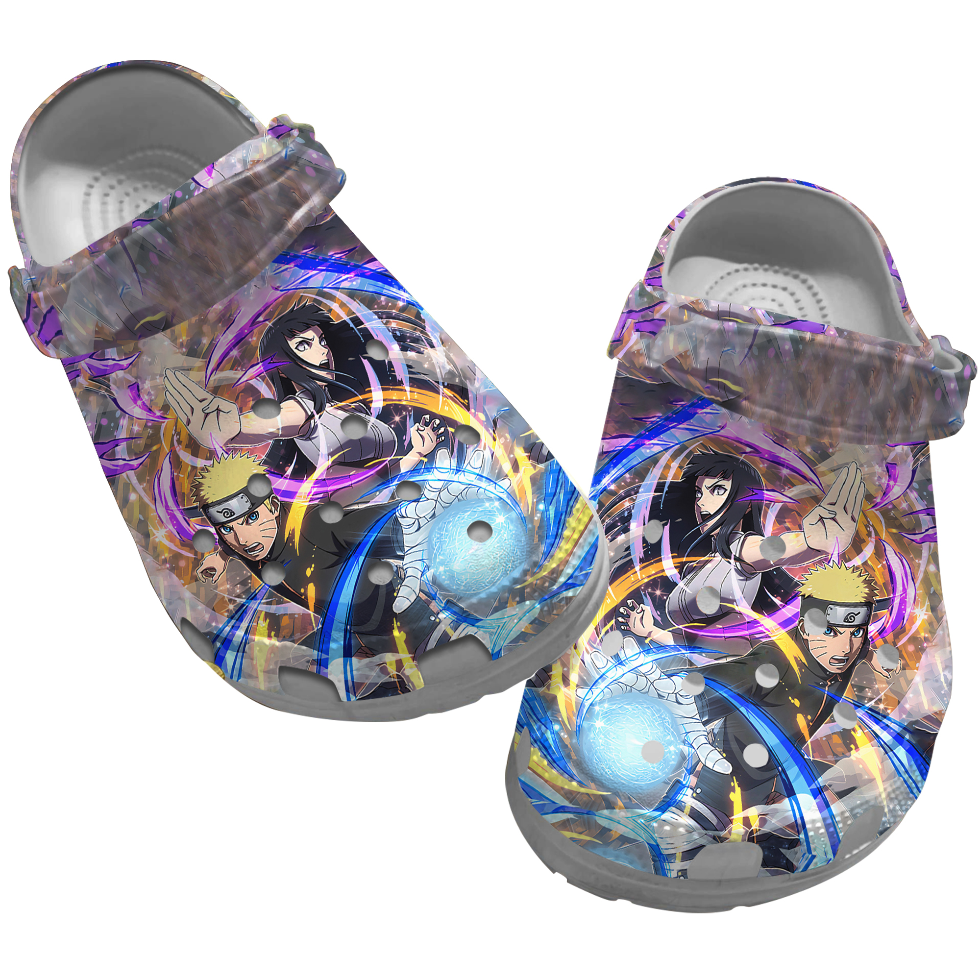 Classic Photo Anime Clog Shoes Unisex, Anime Crocs, Naruto C - Inspire ...