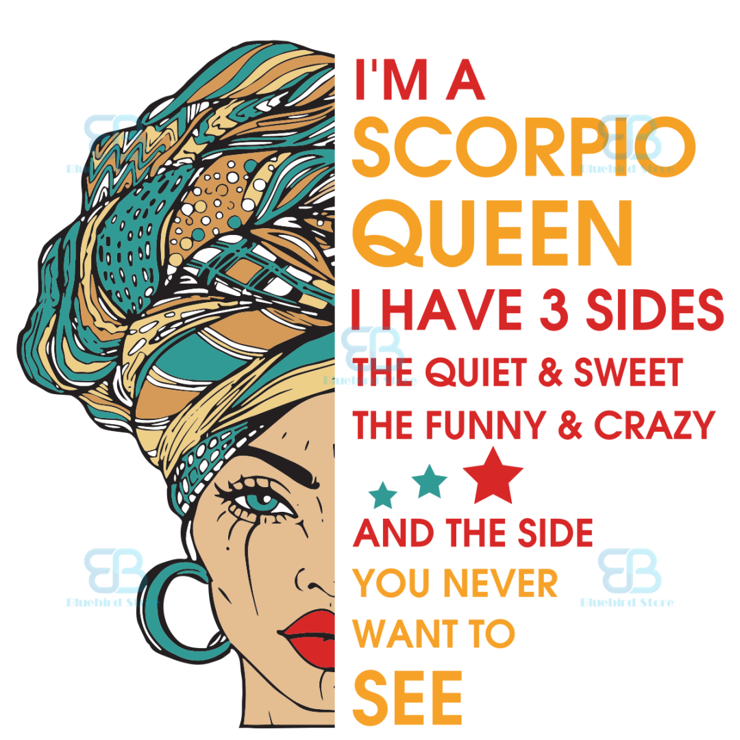 Scorpio Queen Svg | Inspire Uplift